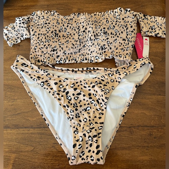 Xhilaration | Swim | Nwt Target Xhilaration Leopard Print Bikini Set ...